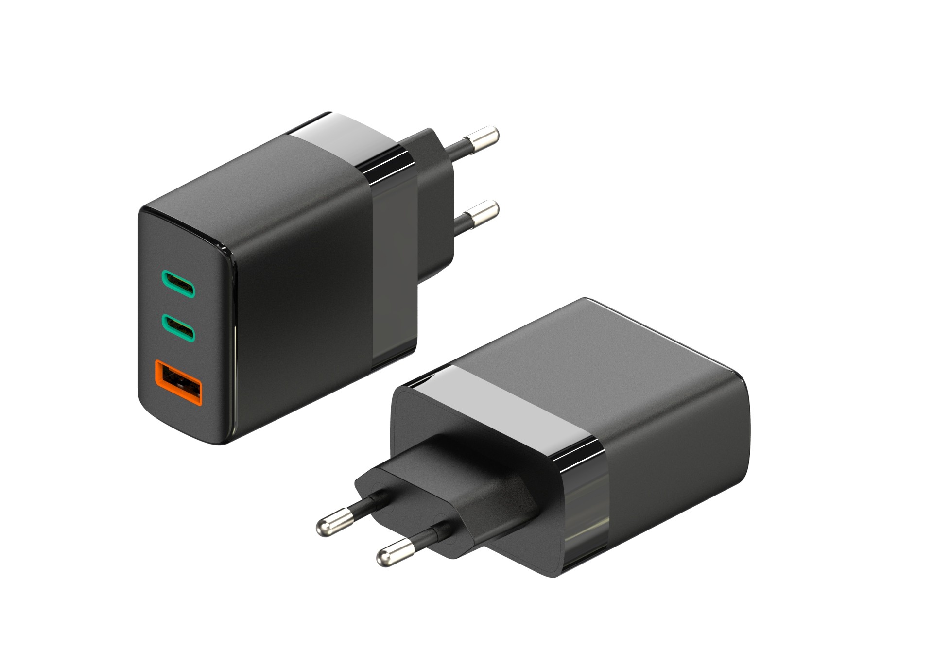 PD Power 18w-120w Wall Mount Adapter With USB Port And Universal Safety ...